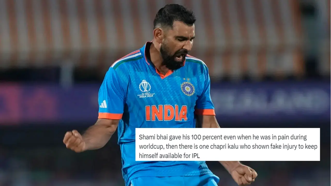 Mohammad Shami's brutal reaction to post exposing 'player with fake ...