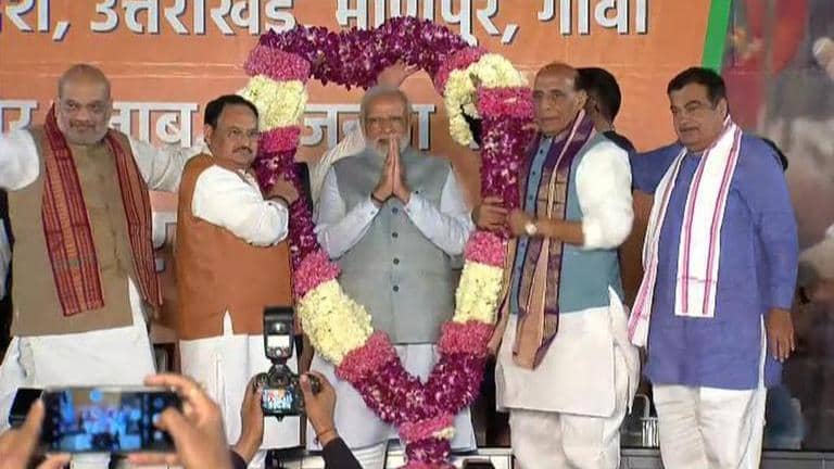 With numbers in their favour, it's Modi, Yogi, Ram & Bhagva in air at ...