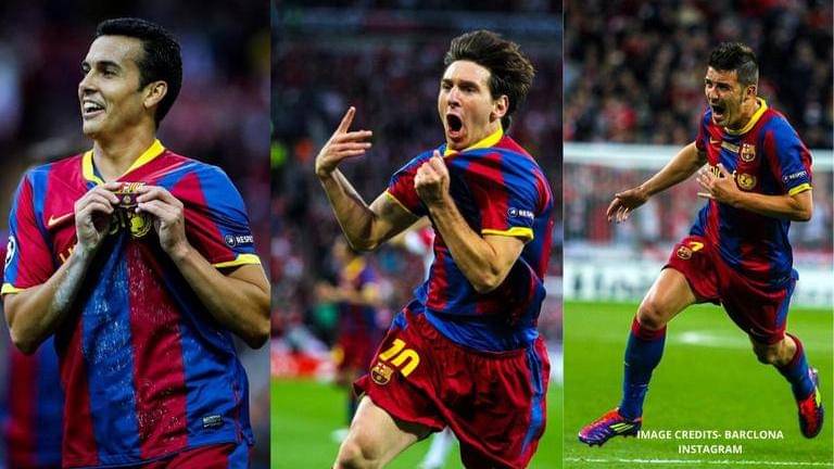 Lionel Messi, David Villa and Pedro downed Man United OTD in 2011 to ...