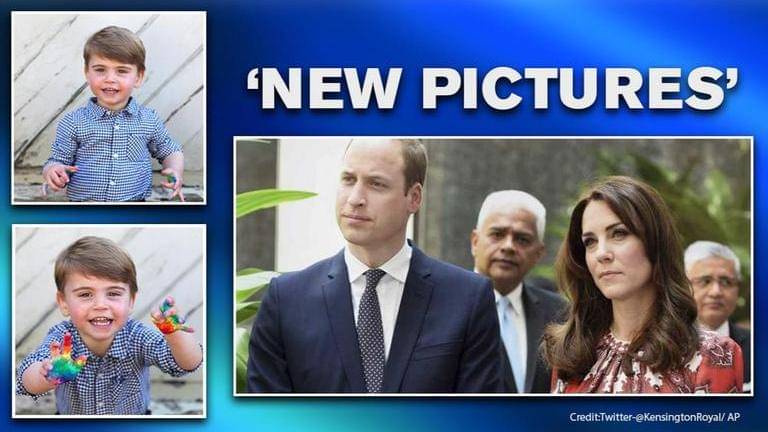 Kensington Palace shares adorable pictures of Prince Louis on his ...