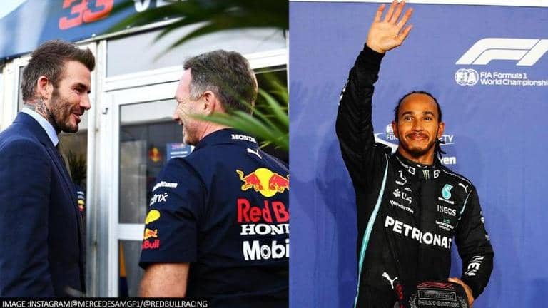 Qatar GP: David Beckham visits Red Bull F1 team, Verstappen faces heat ...