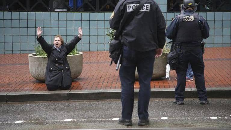 Portland police declare a riot during protests- Republic World
