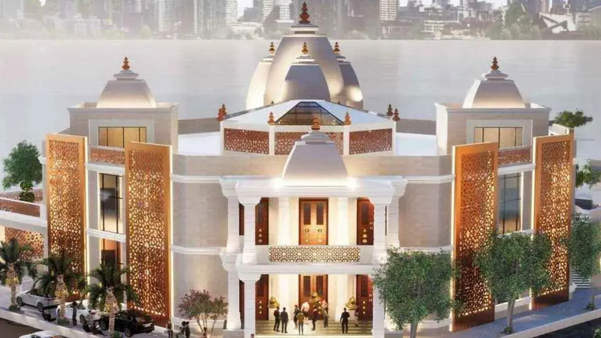 VIRAL: Inside footage of first independent Hindu temple in Dubai ...