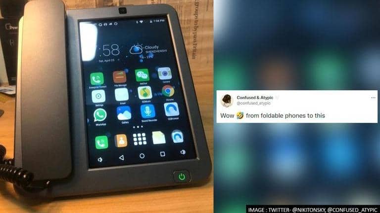 Tablet or landline? Photo of unusual device trends online; makes people ...