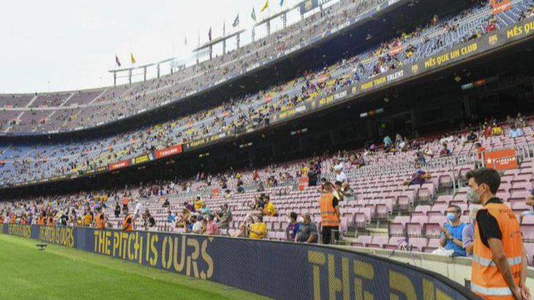 La Liga: Fans chant Messi's name after Barcelona's 4-2 victory against ...