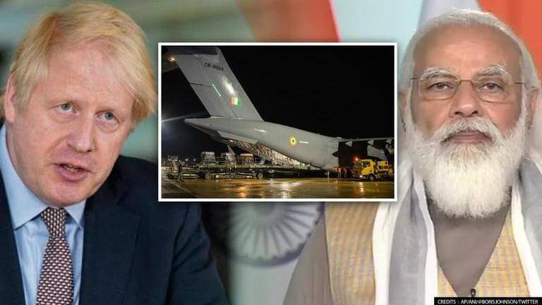 'We stand by friends': UK PM thanks gas company for O2 supply to India ...