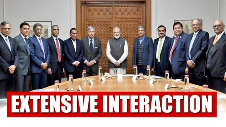 PM Modi meets Indian business stalwarts to discuss job creation ahead ...