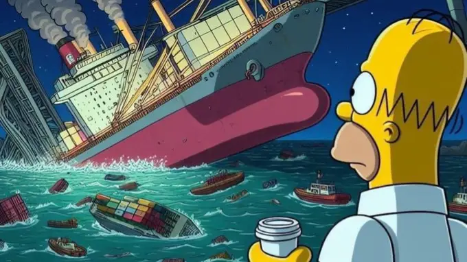 Did The Simpsons Predict The Baltimore Bridge Collapse? Conspiracy ...