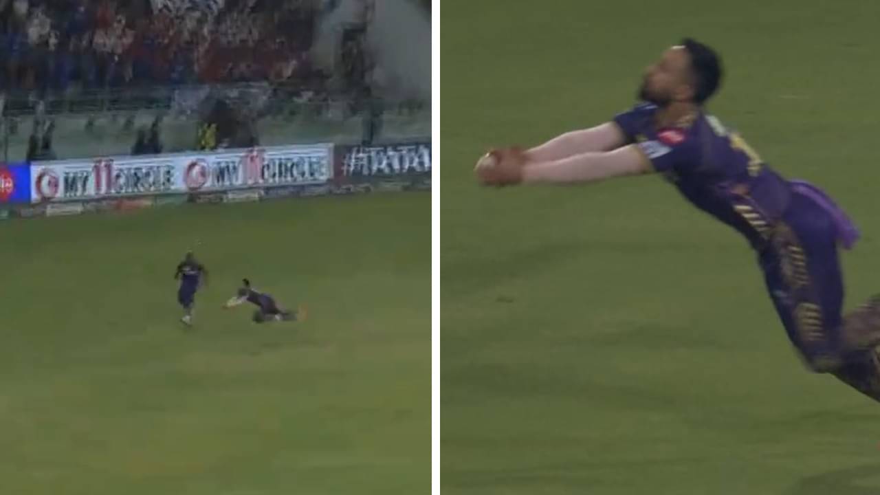 'Catch of the season': Ramandeep Singh takes a blinder during LSG vs KKR, Starc couldn't believe ...