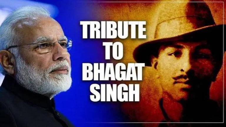 PM Modi pays tribute to Bhagat Singh on his 112th birth anniversary ...