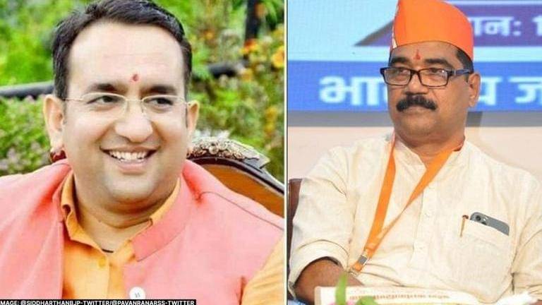 BJP's switches Delhi unit General Secretary Siddharthan with his ...