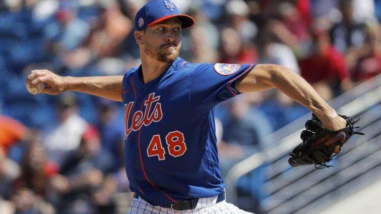 Mets' deGrom nearly perfect over 3 IP in first spring start | Republic ...