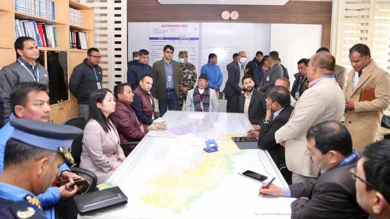 Nepal PM Prachanda directs effective rescue operations following ... Nepal PM Prachanda directs effective rescue operations following ...