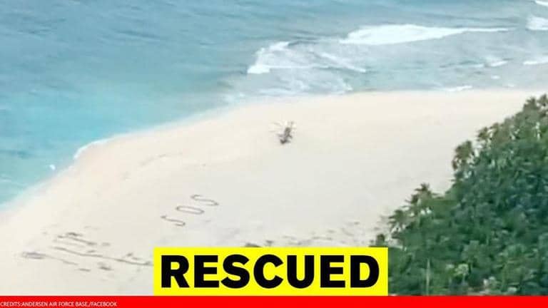 Australia: Beach SOS message saves three men stranded on tiny Pacific ...