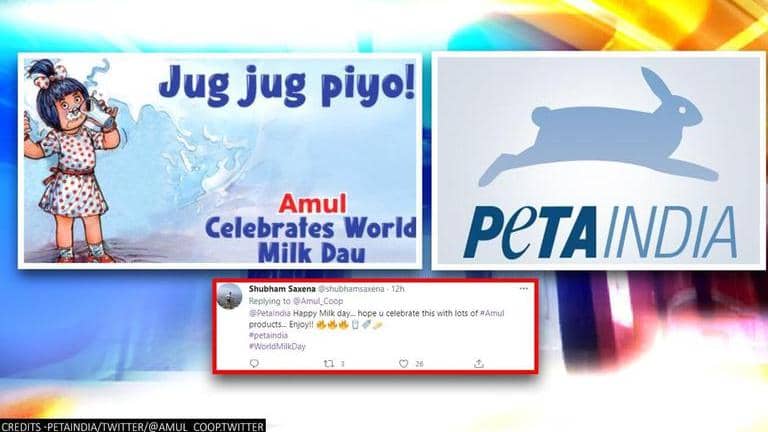 World Milk Day: Amul MD shares celebratory doodle; netizens tag PETA on ...