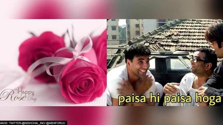 Rose Day becomes top web trend; Netizens celebrate day with hilarious ...