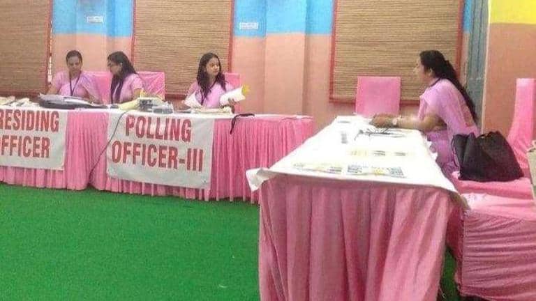 Delhi MCD Polls: What are pink polling stations & Model polling ...