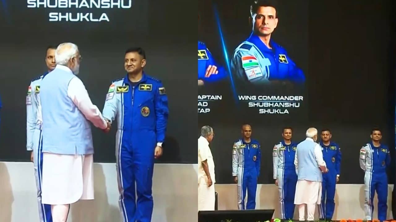 ‘Proud Moment for India’: PM Modi Confers ‘Astronaut Wings’ on Crew ...