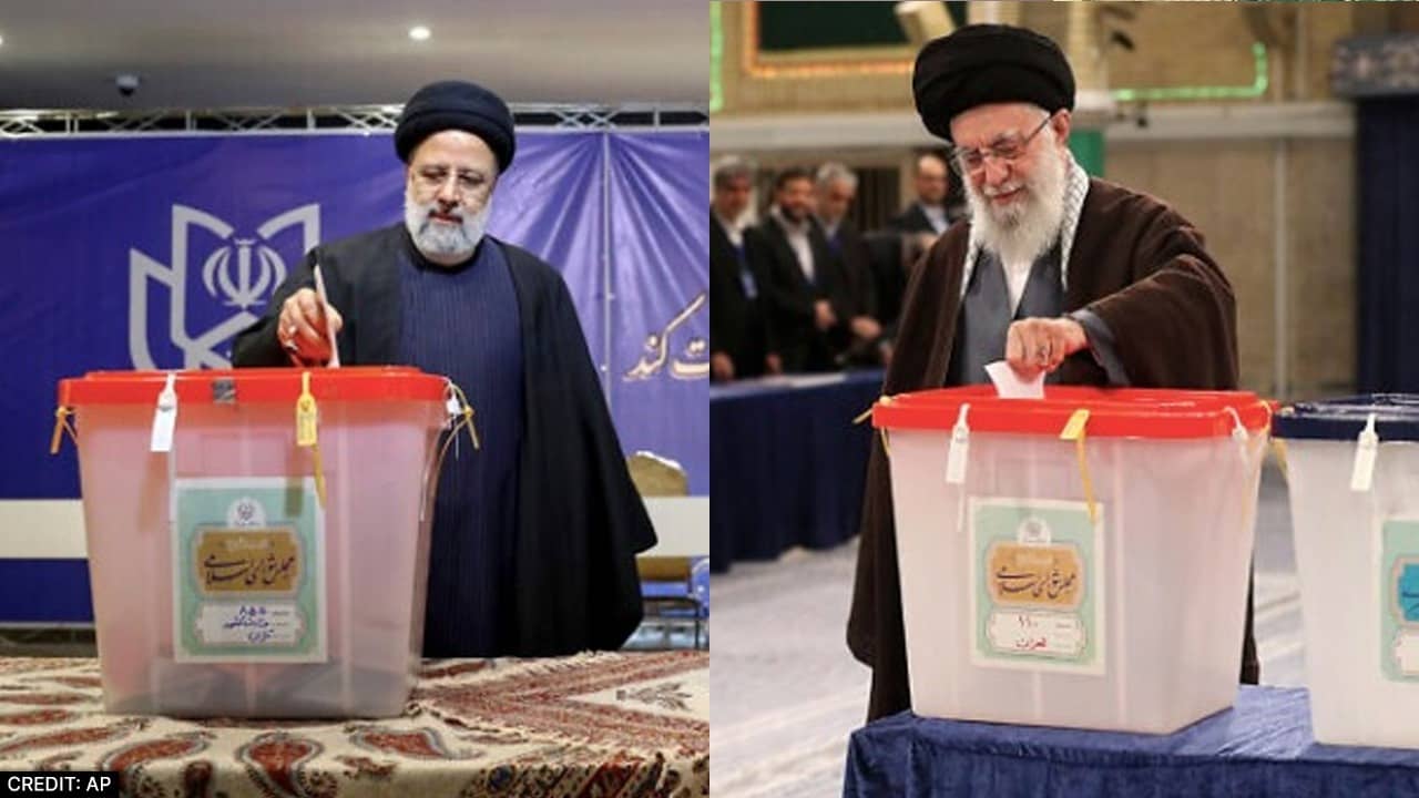 Iranian President Ebrahim Raisi, Supreme Leader Vote in First ...