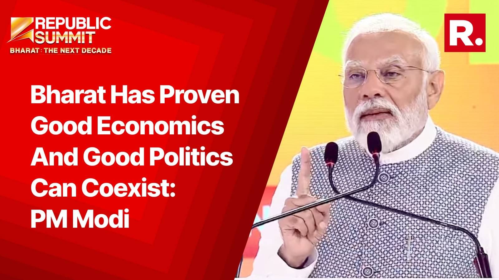 Bharat Has Proven Good Economics And Good Politics Can Co-exist: PM ...