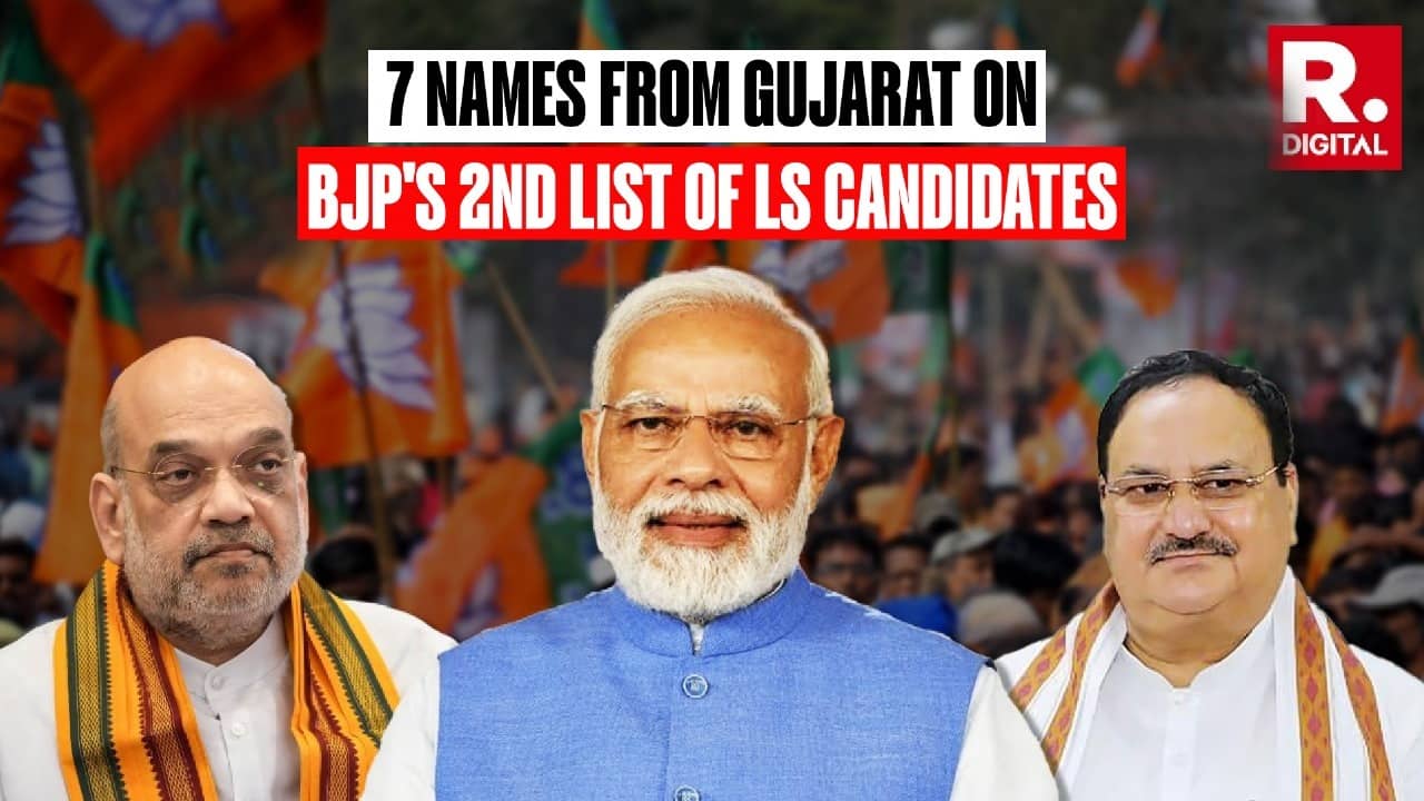 7 Names From Gujarat Figure on BJP's Second List of 72 Candidates for ...