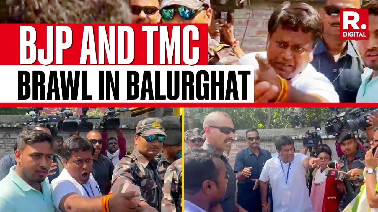 BJP vs TMC Fight Heats Up In Bengal As Sukanta Majumdar, TMC Worker Get Caught In Ugly Verbal ...