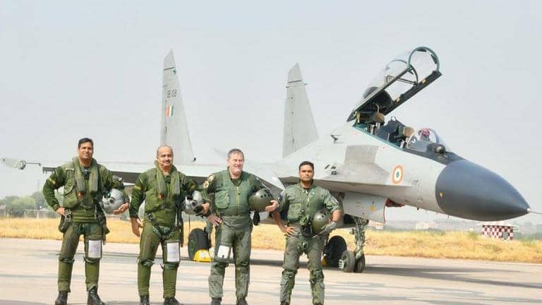 IAF aircrew practices aerial refueling during Garuda VII Exercise with ...