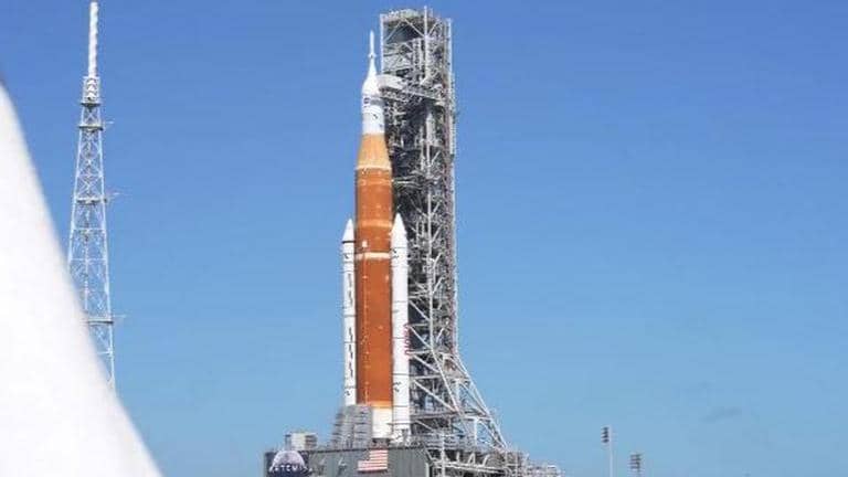 WATCH: NASA offers thrilling elevator ride around its SLS rocket ...