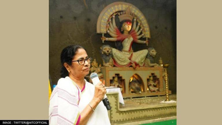 Mamata Banerjee flags off Durga Puja festival, marks debut as singer ...