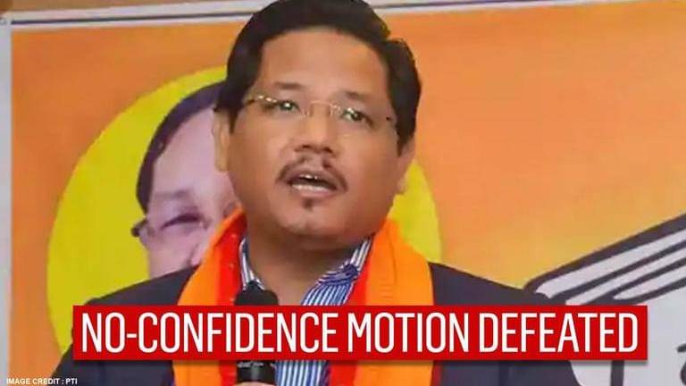 No-confidence motion against Meghalaya Govt defeated after 40 MLAs vote ... No-confidence motion against Meghalaya Govt defeated after 40 MLAs vote ...