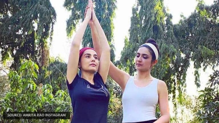 Amrita Rao kicks off new month by getting back to her fitness regime ...