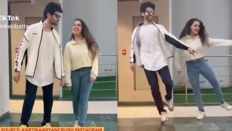 Kartik Aaryan Aces Dheeme Dheeme Dance Step With Fan In Throwback Video Watch Republic World 