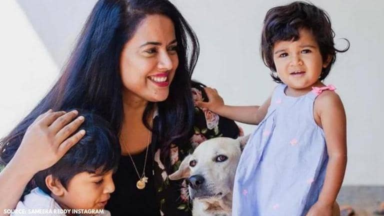 Sameera Reddy, kids Hans & Nyra test positive for COVID-19; under home ...