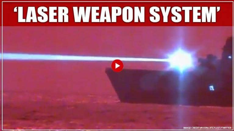 US Navy successfully tests solid state laser weapon system, unveils new ...