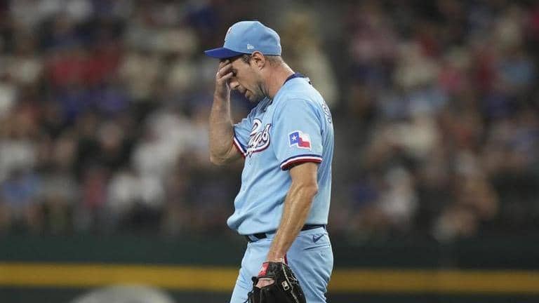 Scherzer gets erratic after milestone K and Brewers beat Rangers 6-2 ...