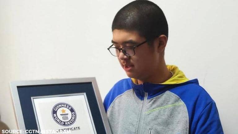 At 14, China's Ren Keyu named the world's tallest male teenager ...