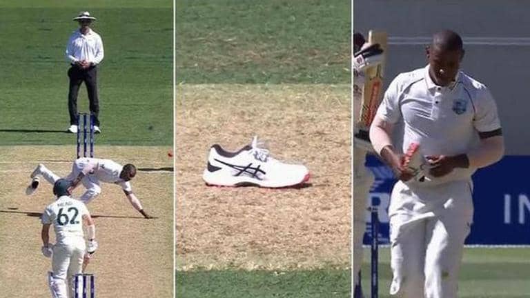 WATCH: West Indies bowler Devon Thomas' shoe pops out triggering ...