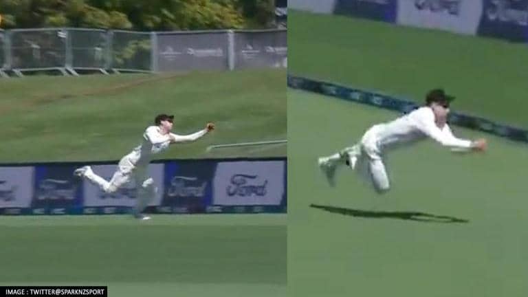 NZ's Will Young takes 'one of the greatest catches ever in Test cricket ...