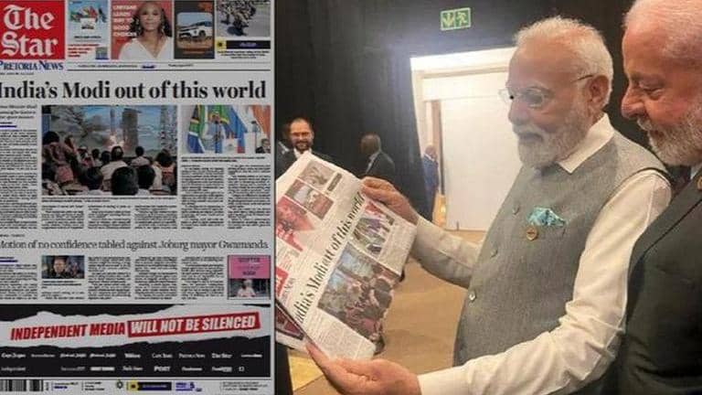 'India's Modi out of this world': South African daily hails Chandrayaan ...