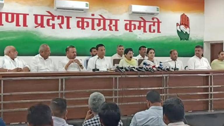 Cracks emerge in Haryana Congress as LoP Hooda, party chief skip press ...