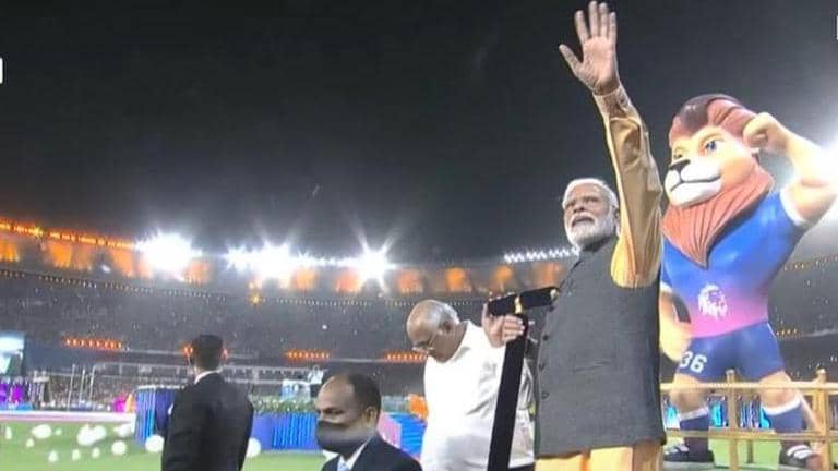 PM Narendra Modi inaugurates 36th National Games in grand opening ...