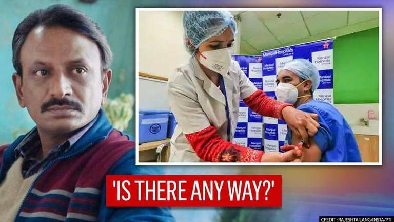 Rajesh Tailang asks PMO if elderly parents can be COVID vaccinated at home; netizens react ...