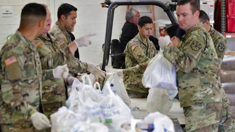 Arizona guard airlifts in virus protective gear- Republic World