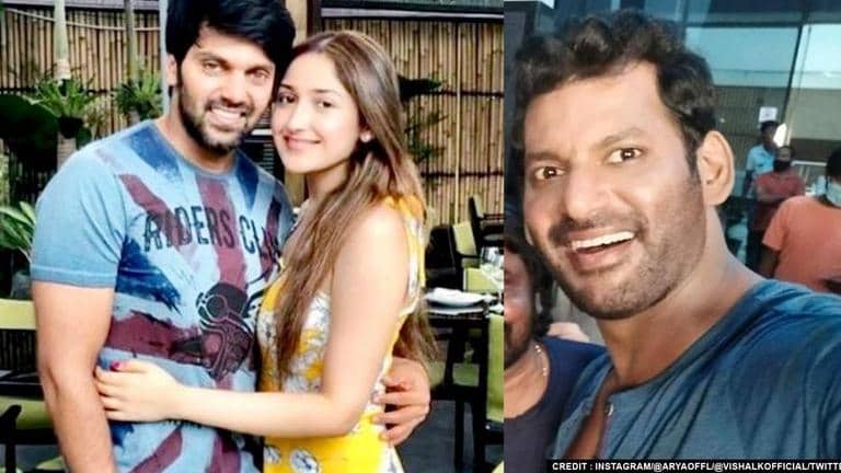 Arya and Sayyeshaa welcome baby girl; Vishal super excited to 'break ...