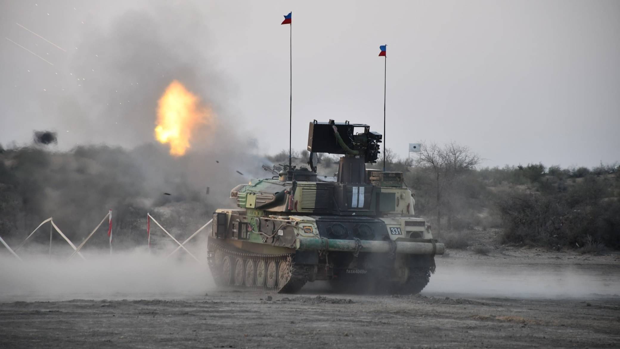 Indian Army’s Airawat Gagan Rakshaks validate Shilka Anti-Aircraft ...