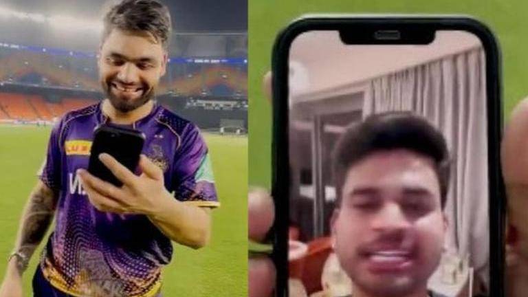 GT vs KKR: Rinku Singh gets a special message from Shreyas Iyer for his knock - WATCH | Republic ...