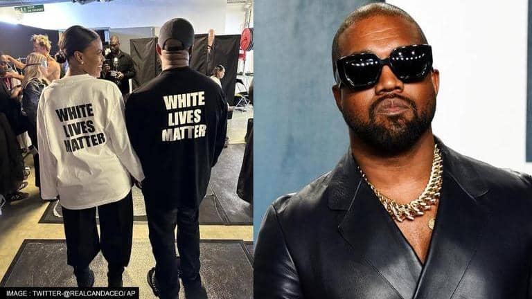 Kanye West sparks controversy as he wears 'White Lives Matter' shirt at ...